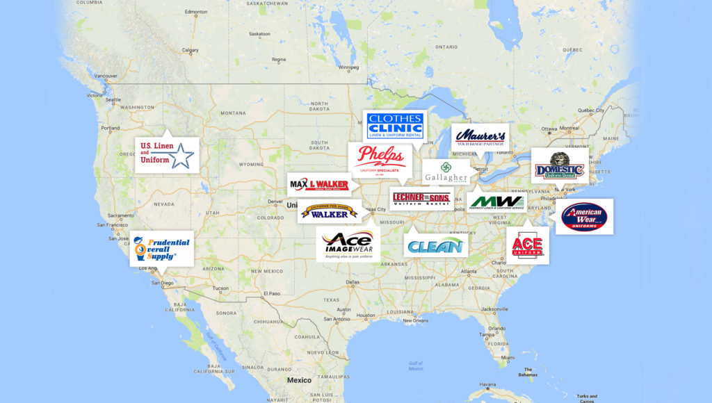 ASN Map - Apparel Services Network